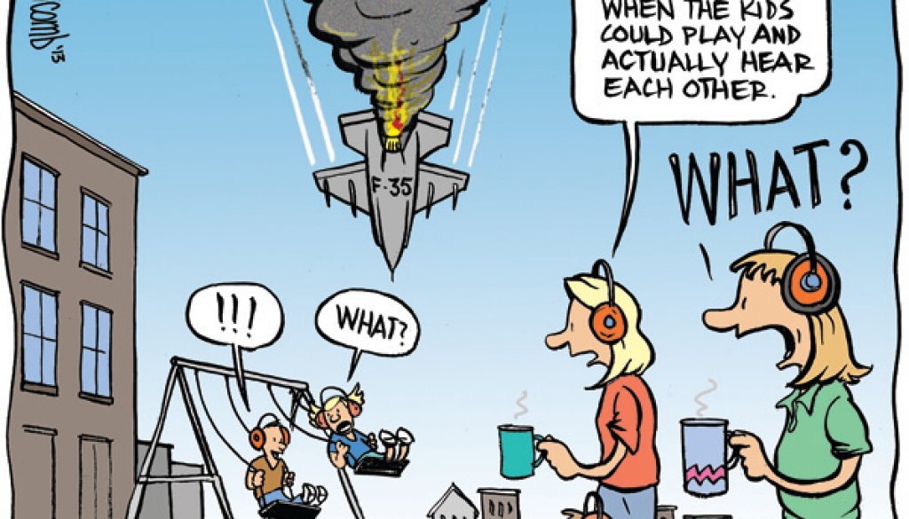 Seven Days: Newcombe Cartoon about the F-35 Impacting Daily Life - Save ...